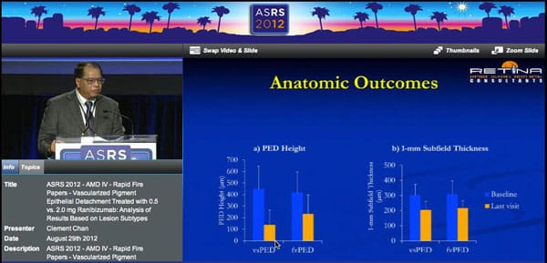 DR. CHAN PRESENTS AT ANNUAL ASRS MEETING | Desert Retina Consultants